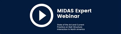 Midas It Co Ltd On Linkedin Webinar North American Rail Structure Interaction Current