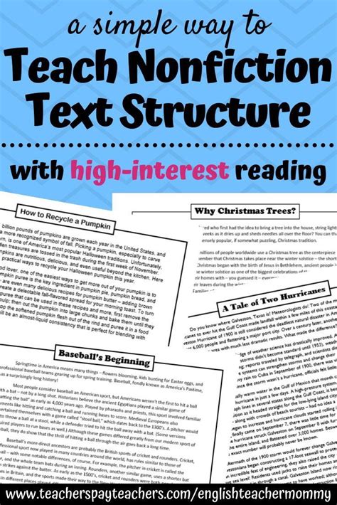 How To Teach Text Structure In Middle School Artofit