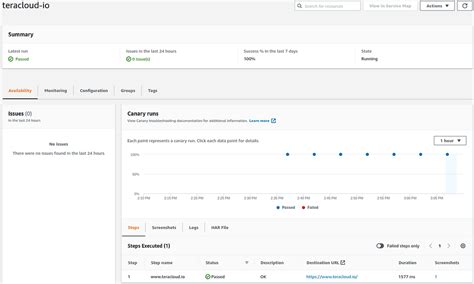enhance website health with cloudwatch synthetics