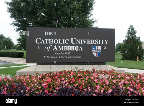 Sign For The Catholic University Of America Cua In Washington Dc