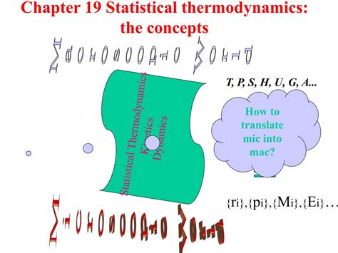 Ppt Chapter 19 Statistical Thermodynamics The Concepts Powerpoint Presentation Id5604280