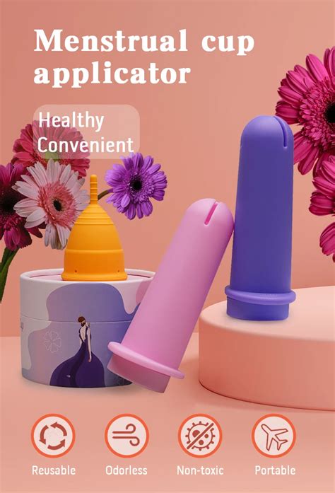 2023 Menstrual Cup Applicator Reusable And Easy To Use