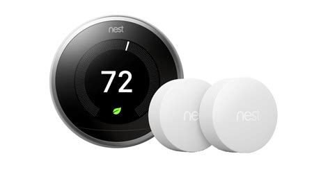 Google Nest THERMOSTAT SENSOR 2PACK And 3rd Generation Thermostat Build Com