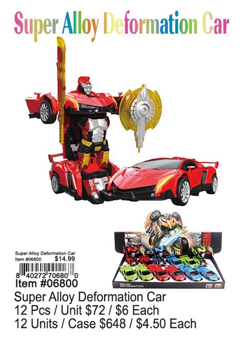 Super Alloy Deformation Car Puka Creations