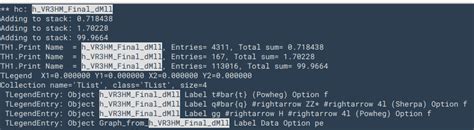 Tlegend Not Displaying Entries But Entries Are In Dump Of Tlegend And List Of Primitives Root