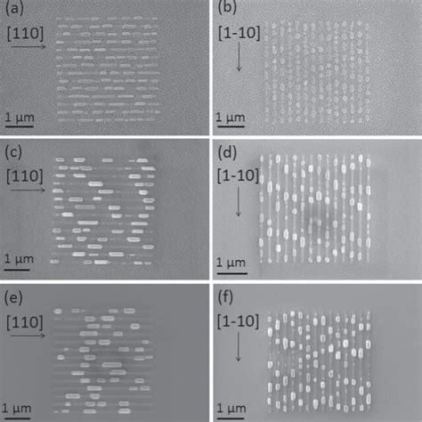 Fib Stem Ac Images Recorded After 65 Nm Gasb Growth At 470 °c With