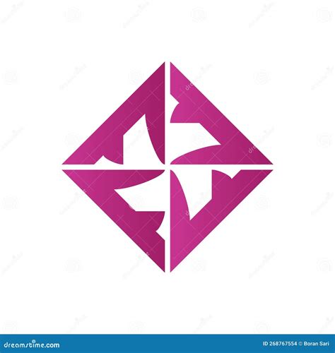 Motif Logo Simple Angular Logo Can Be Used For Textile Stock Vector