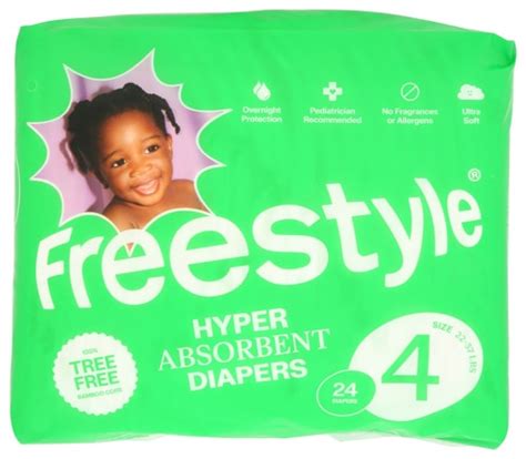 Freestyle Diapers Hyper Absorbent 24 Diapers Size 4 Vitacost