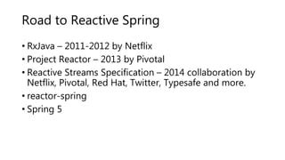 Reactive Spring 5 PPT