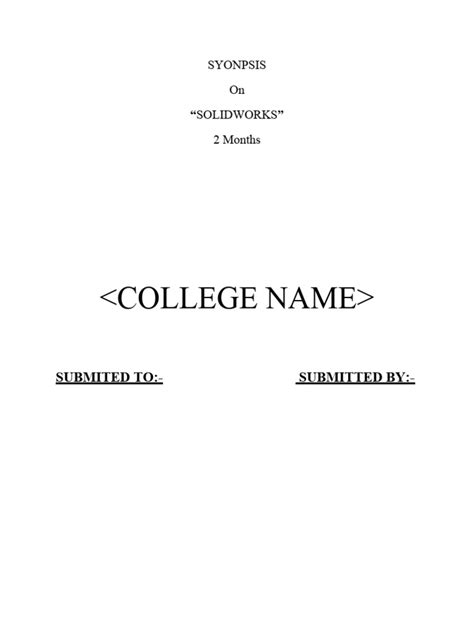 Solidworks Report Gursewak Download Free Pdf Computing Computer