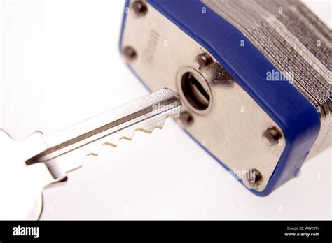 Padlock And Key Stock Photo Alamy
