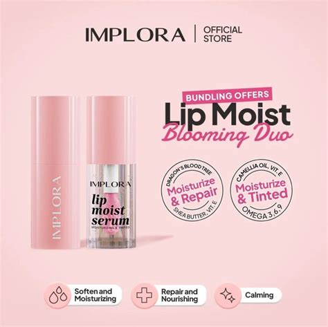 Implora Lip Moist Serum Lip Moist Essence Serum Bibir Lazada