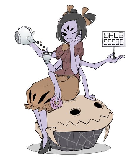 Peroponesosu Muffet Muffets Pet Undertale Black Footwear Highres