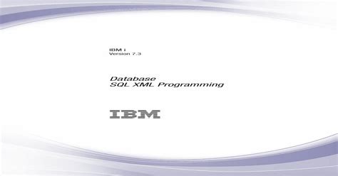 pdf ibm i sql xml programming dokumen tips