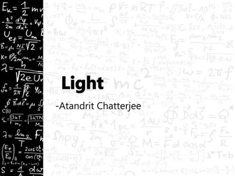 Reflection Of Light Pptx Physics Science