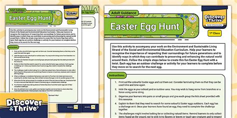 Easter Egg Hunt For Environmental Awareness