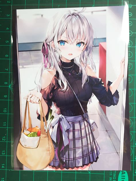 Poster โปสเตอร์อนิเมะคุณอาเรียที่นั่งอยู่ข้างๆ บางทีก็ชอบพูดภาษารัสเซียออกมา ขนาด A4 Cuteprice