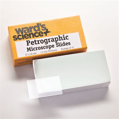 Wards® Etched Petrographic Microscope Slides Microscope Slides