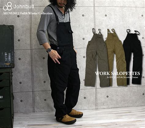 【楽天市場】【最大5000円クーポン配布】ジョンブル メンズ ジョンブル サロペット Johnbull ライト モールスキン ワーク