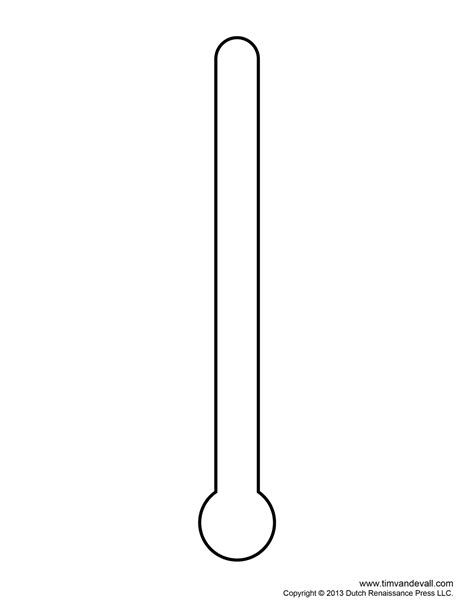 Empty Thermometer Png