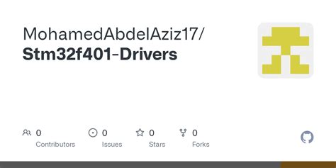 GitHub MohamedAbdelAziz Stm F Drivers