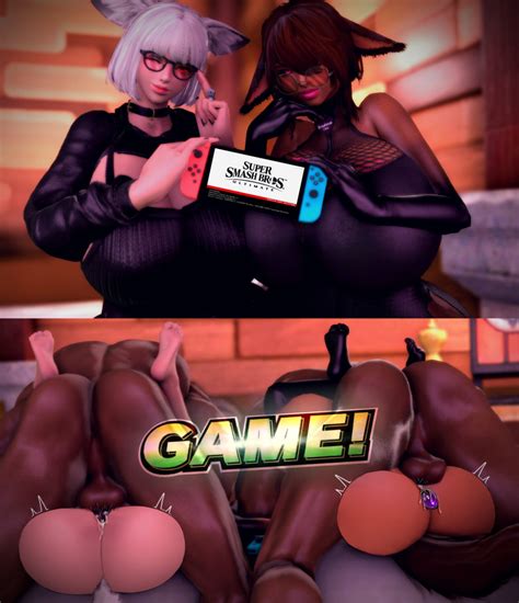 Rule 34 3d Anal Plug Big Breasts Breasts Buttplug Cat Ears Catgirl