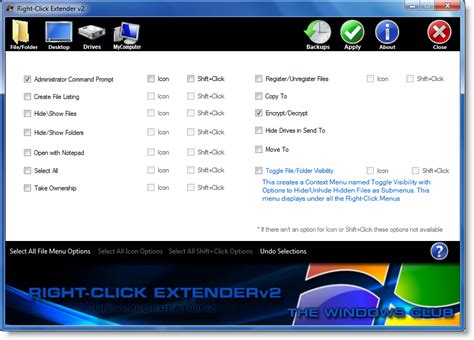 Add And Customize Context Menus In Windows With Right Click Extender