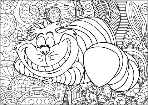 Cheshire Cat Alice In Wonderland Coloring Book