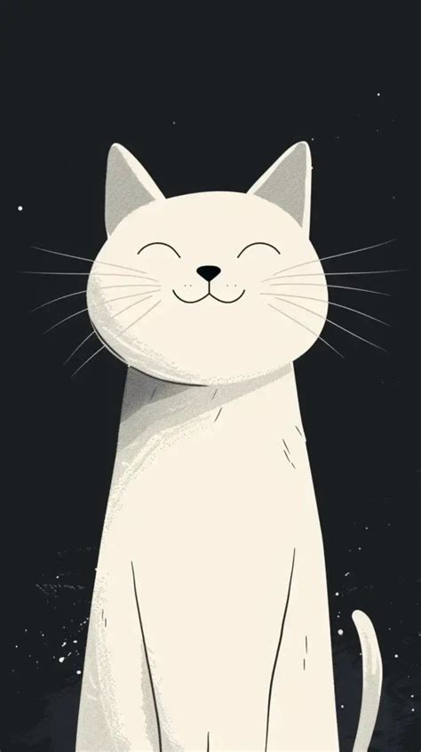 Midjourney Prompt Symmetrical Cat Vector Illustration Prompt Library