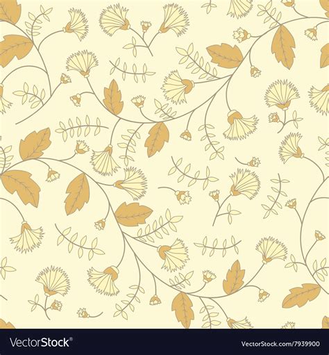 Cornflower Pattern Seamless Texture Royalty Free Vector