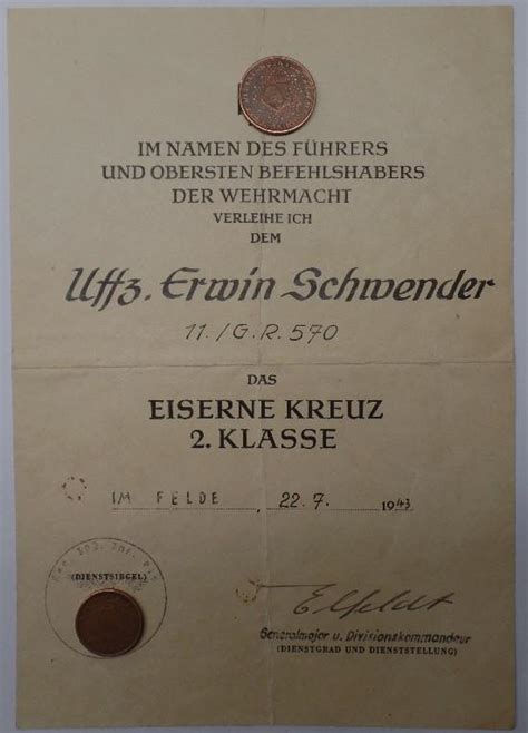 Kurland Docs Citation WH Heer 302 Inf Div Schwender