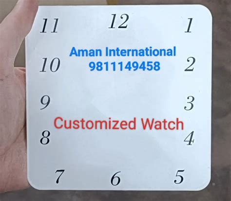 Customized Acrylic Wall Clock At Rs 200 Piece ऐक्रेलिक दीवार की घड़ी