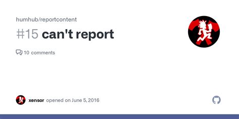 Cant Report · Issue 15 · Humhubreportcontent · Github