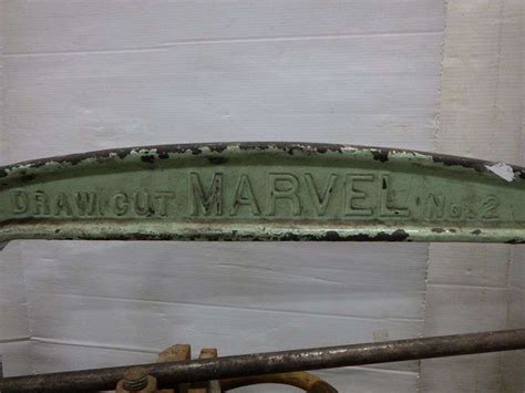 Armstrong Blum Mfg Co Of Chicago Marvel No 2 Draw Cut Metal Saw With