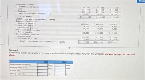 Required 1 Assuming That All Sales Were On Account