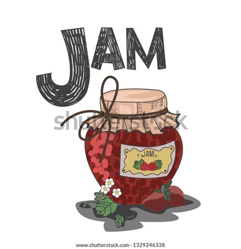 Illustration Isolated Alphabet J Jam On Stock Vector Royalty Free