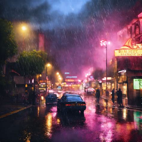 Lexica Cinematic Rain