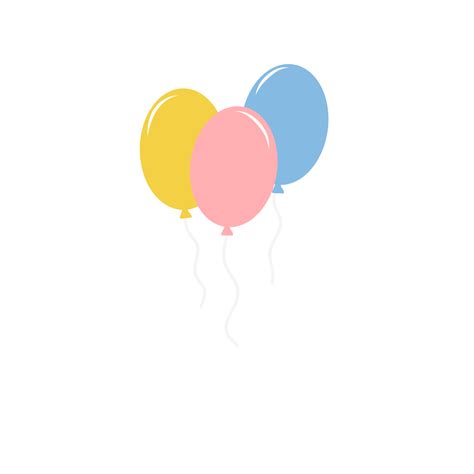 cumpleaños globo decoración PNG