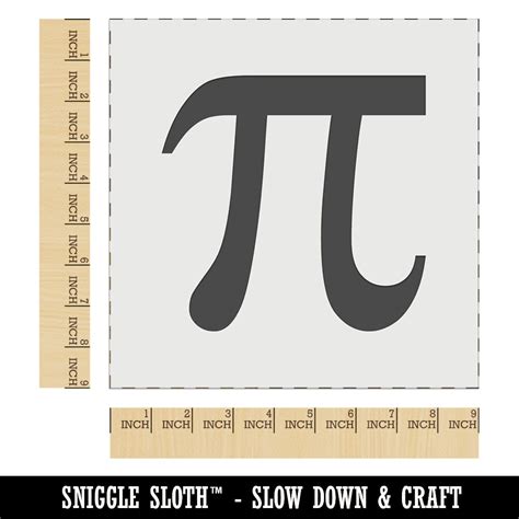 Pi Symbol Wall Cookie DIY Craft Reusable Stencil Michaels