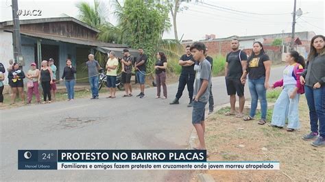 Vídeo Familiares protestam por mais segurança em via após morte de