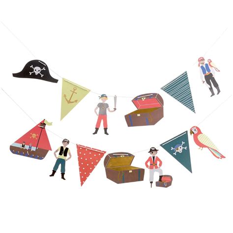 Girlande Pirat Bunte Kinderkiste