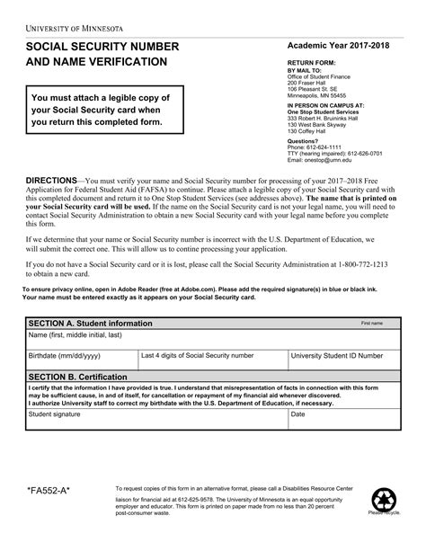30 Free Printable Social Security Number Verification Letter