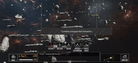 default lineup name contains unsupported characters… r infinitelagrange