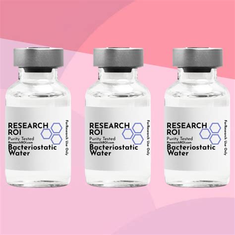 Bacteriostatic Water Vs Sterile Water Research Roi