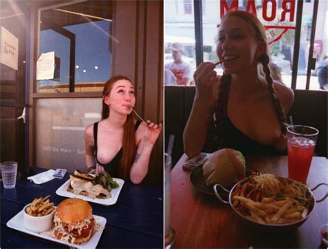 海外ではカフェでバレないように乳を出すおっぱいチャレンジが流行ってるらしい みんくちゃんねる