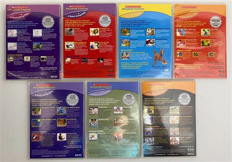 Scholastic Storybook Treasures Read Along 7 Dvd Set ~ Purple Crayon