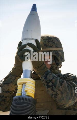 U S Marines With Alpha Battery 1st Battalion 11th Marine Regiment