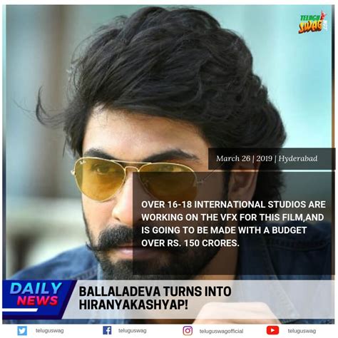 Ballaladeva Turns Into Hiranyakashyap Telugu Swag