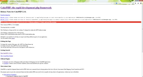 Tutorial básico usando CakePHP Windows e Eclipse Parte