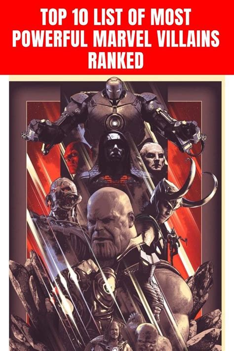 Top 10 Most Powerful Marvel Supervillains at Diana Massey blog